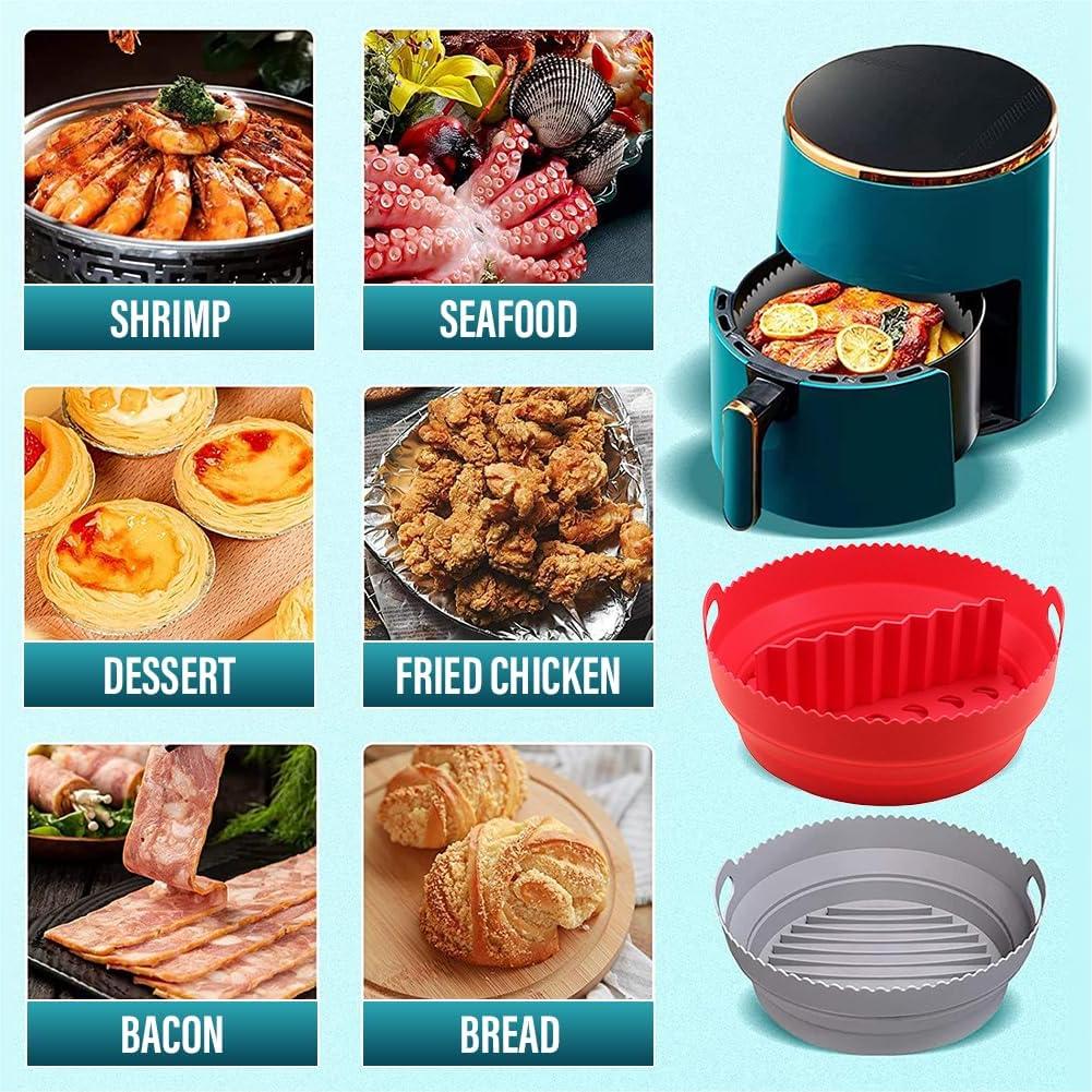 2 Pack Air Fryer Silicone Liners - GLADWARES